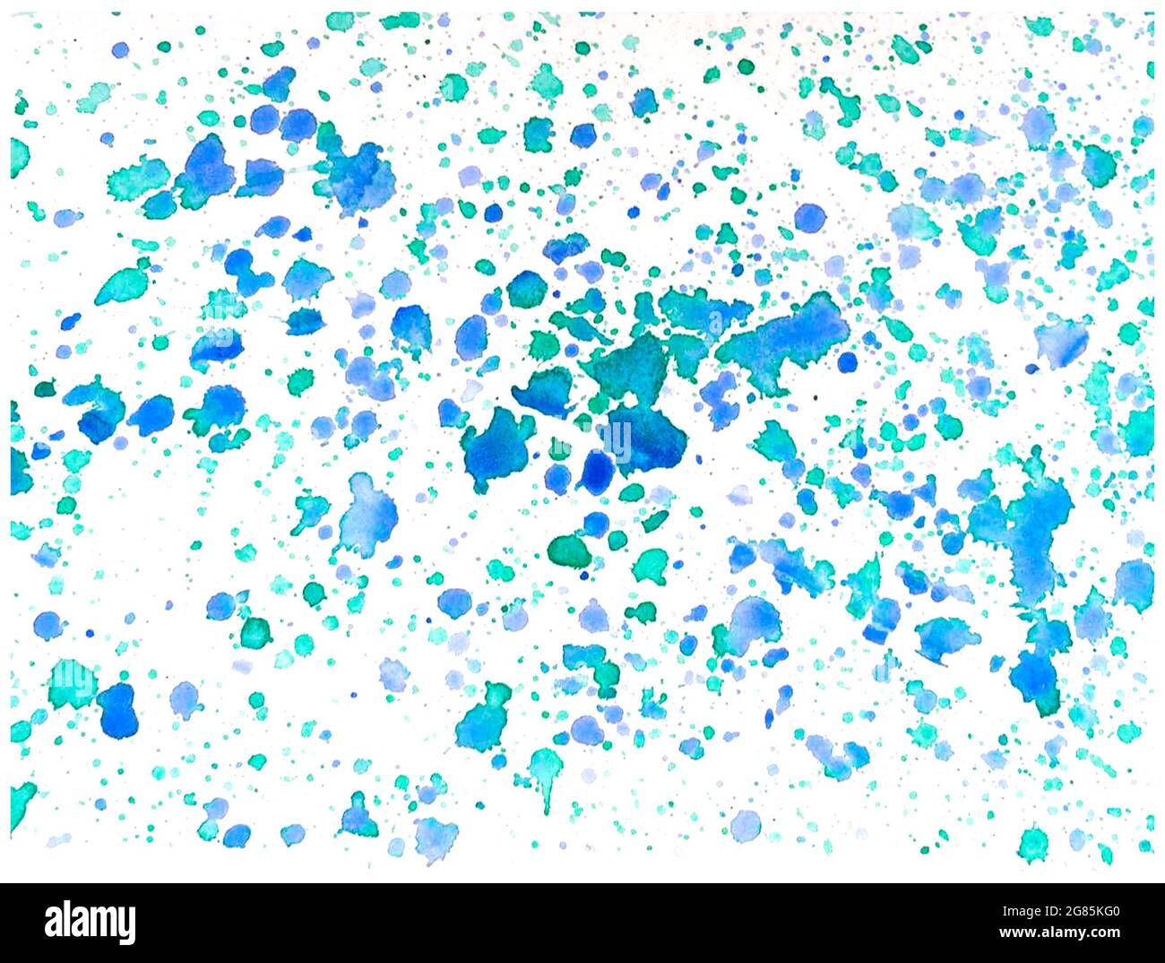 Light Blue Splatter Paint