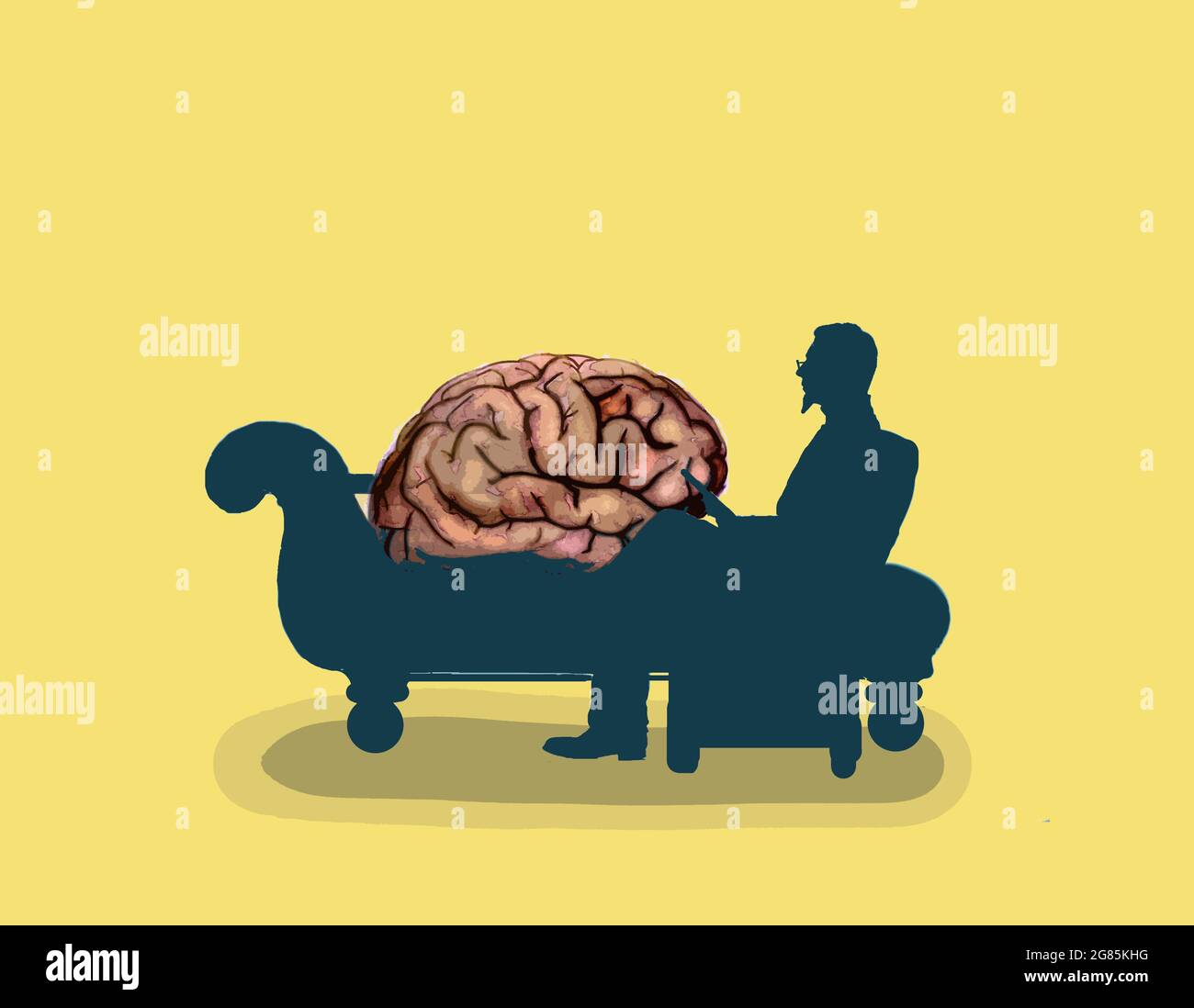 Psychiatrists couch hi-res stock photography and images - Alamy