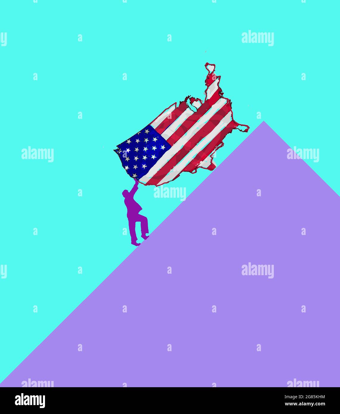 U.s. map people hi-res stock photography and images - Alamy