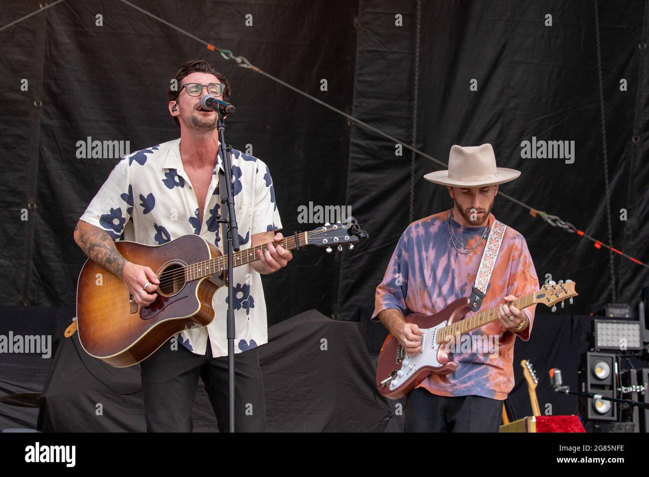 Twin Lakes, USA. 16th July, 2021. Mitch Thompson and Tom Jordan of ...