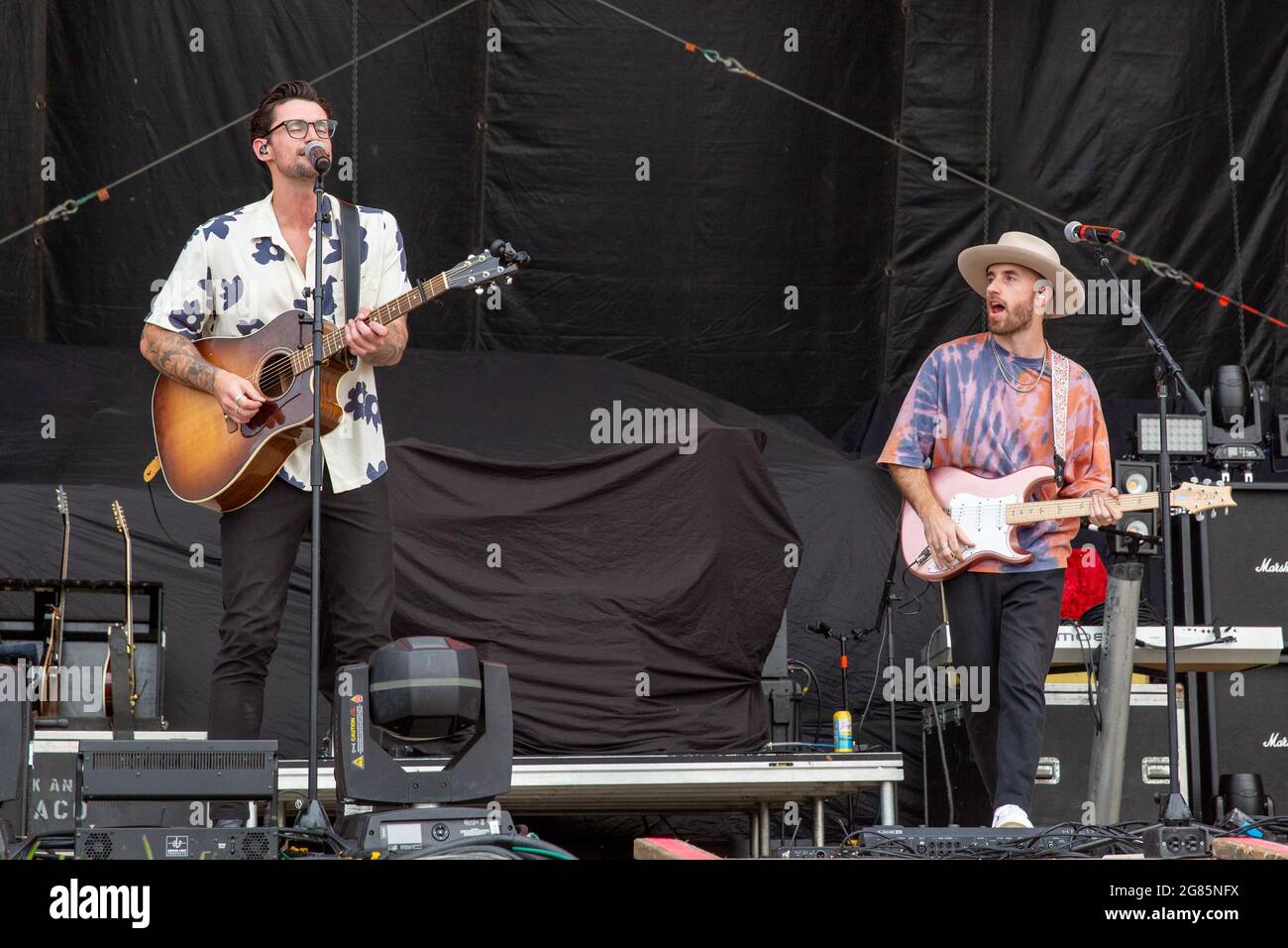 Twin Lakes, USA. 16th July, 2021. Mitch Thompson and Tom Jordan of ...