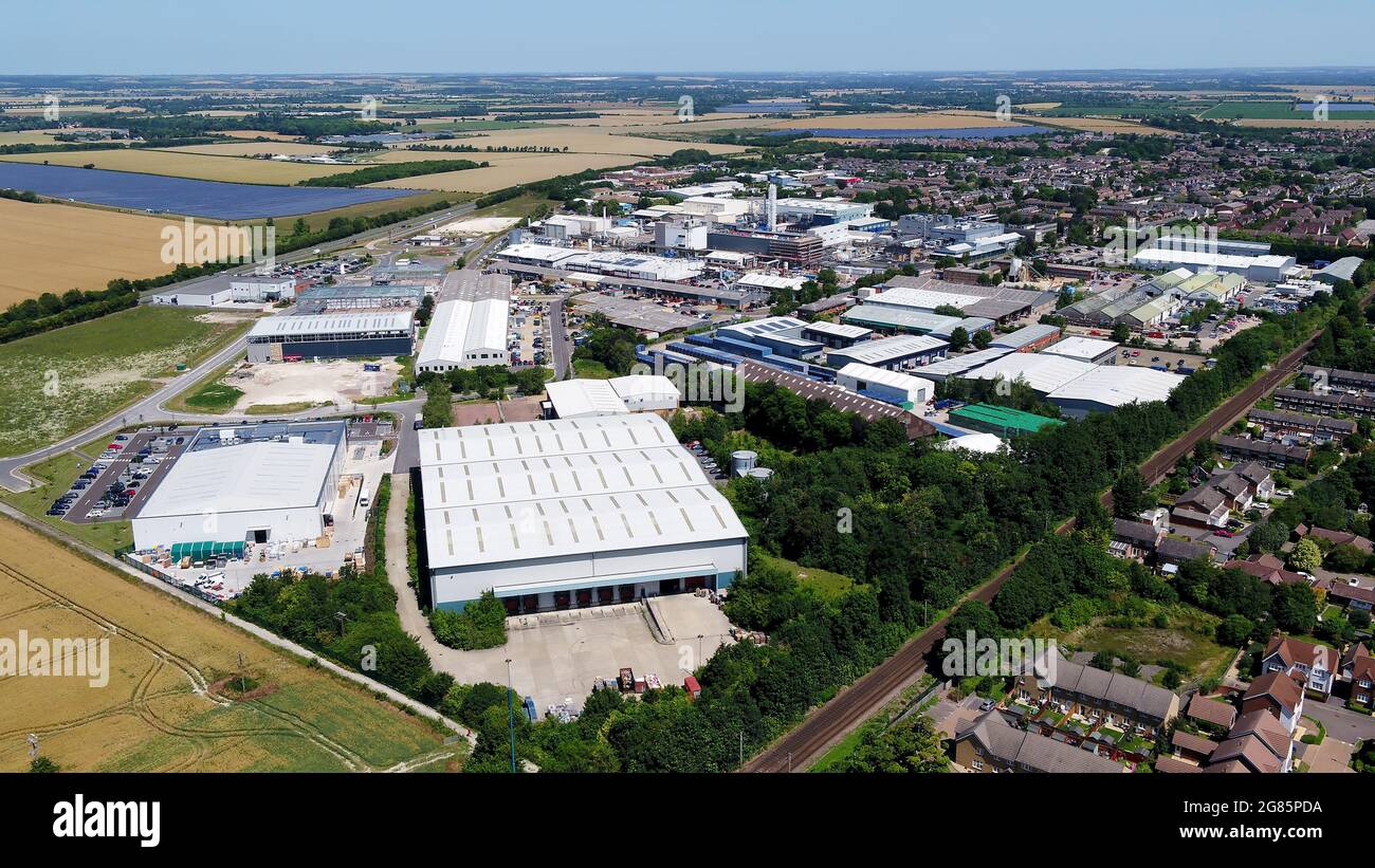 Industrial estate and aerial hi-res stock photography and images - Alamy