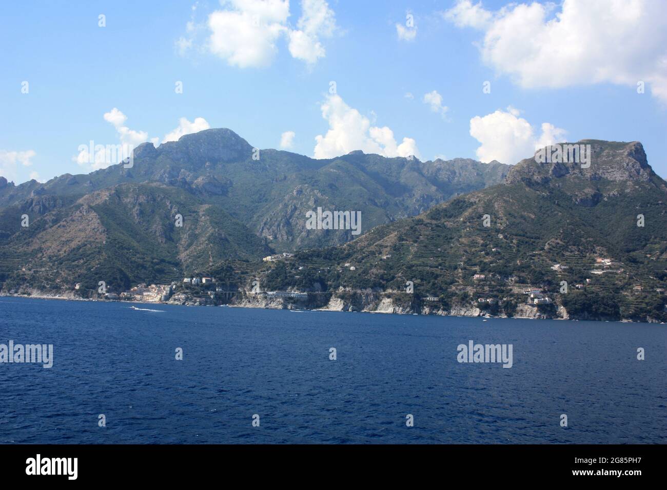 Coastal landscape of Salerno, Italy Stock Photo - Alamy