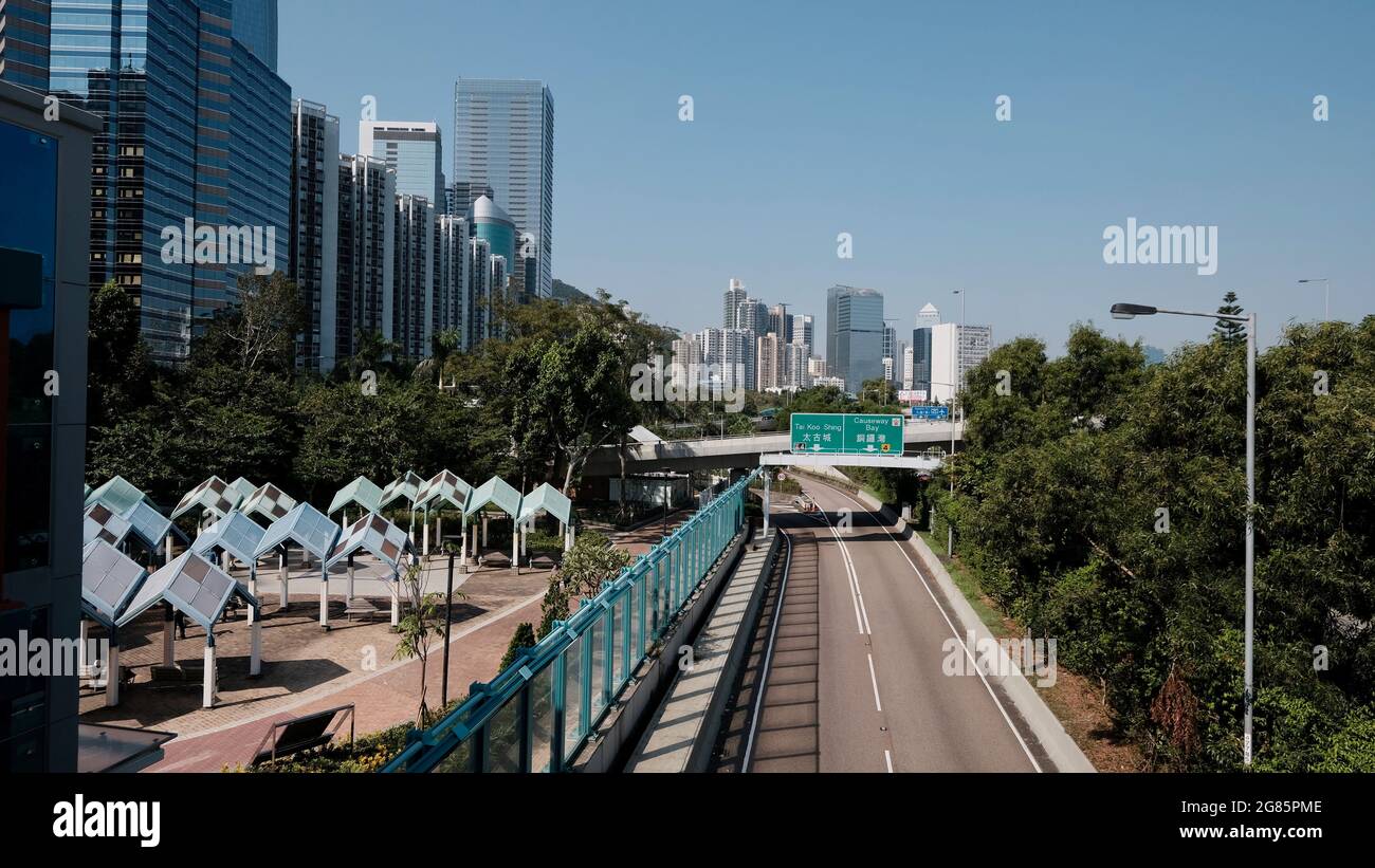 Quarry Bay Park Area Hong Kong Scenic Area Stock Photo - Alamy
