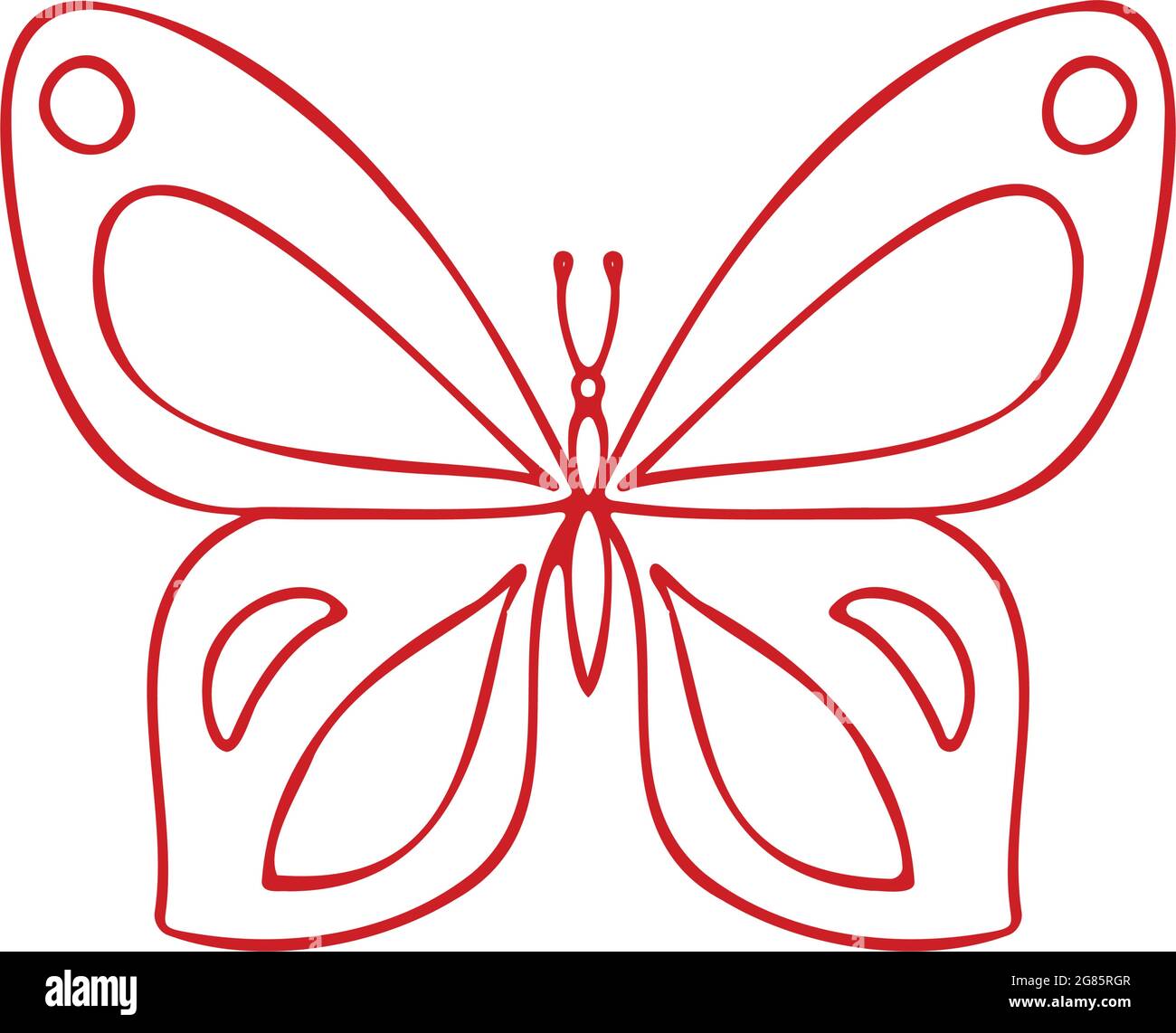 Butterfly pattern vector vectors Cut Out Stock Images & Pictures - Alamy