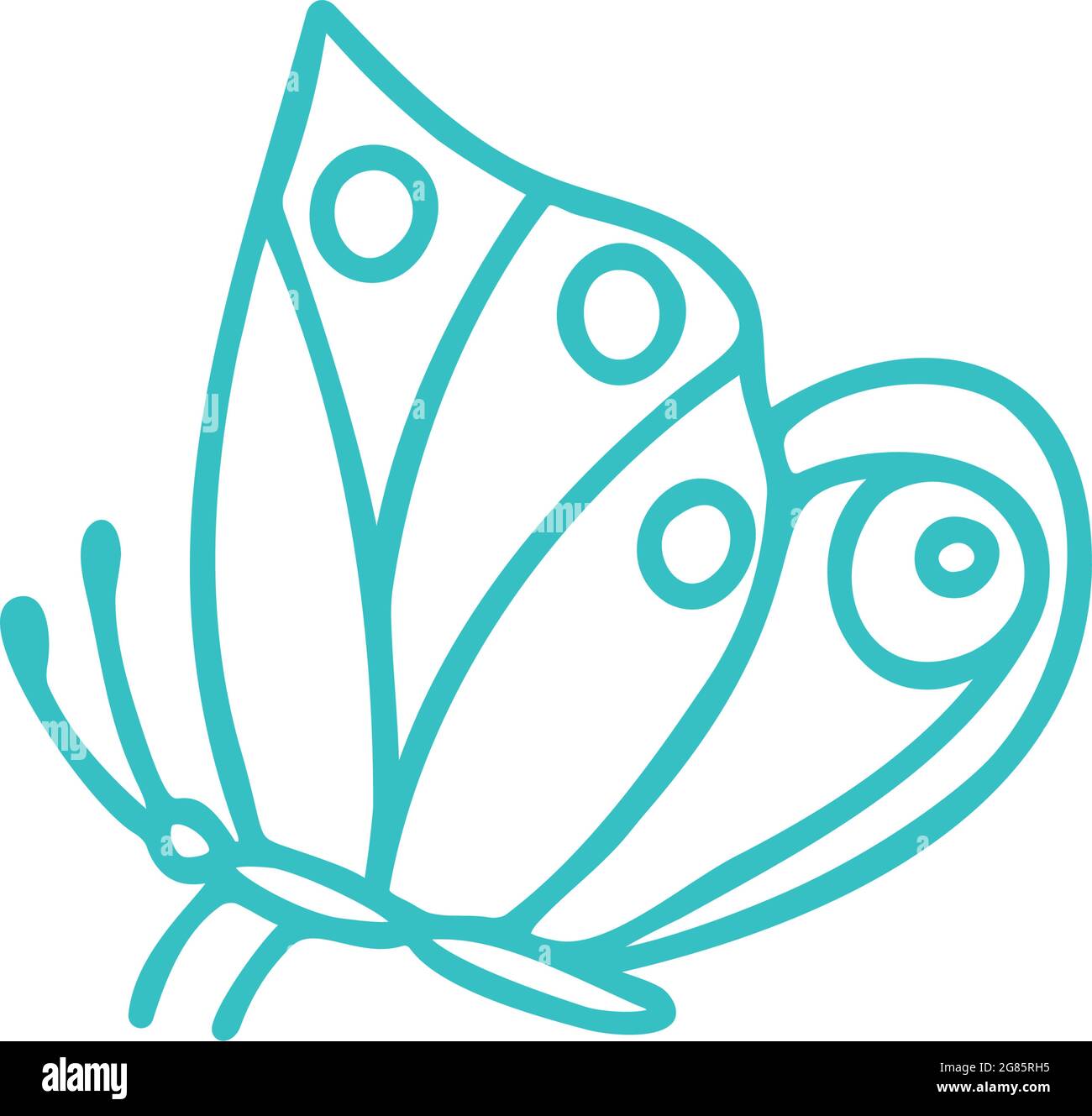 Butterfly vector icon Stock Vector Image & Art - Alamy