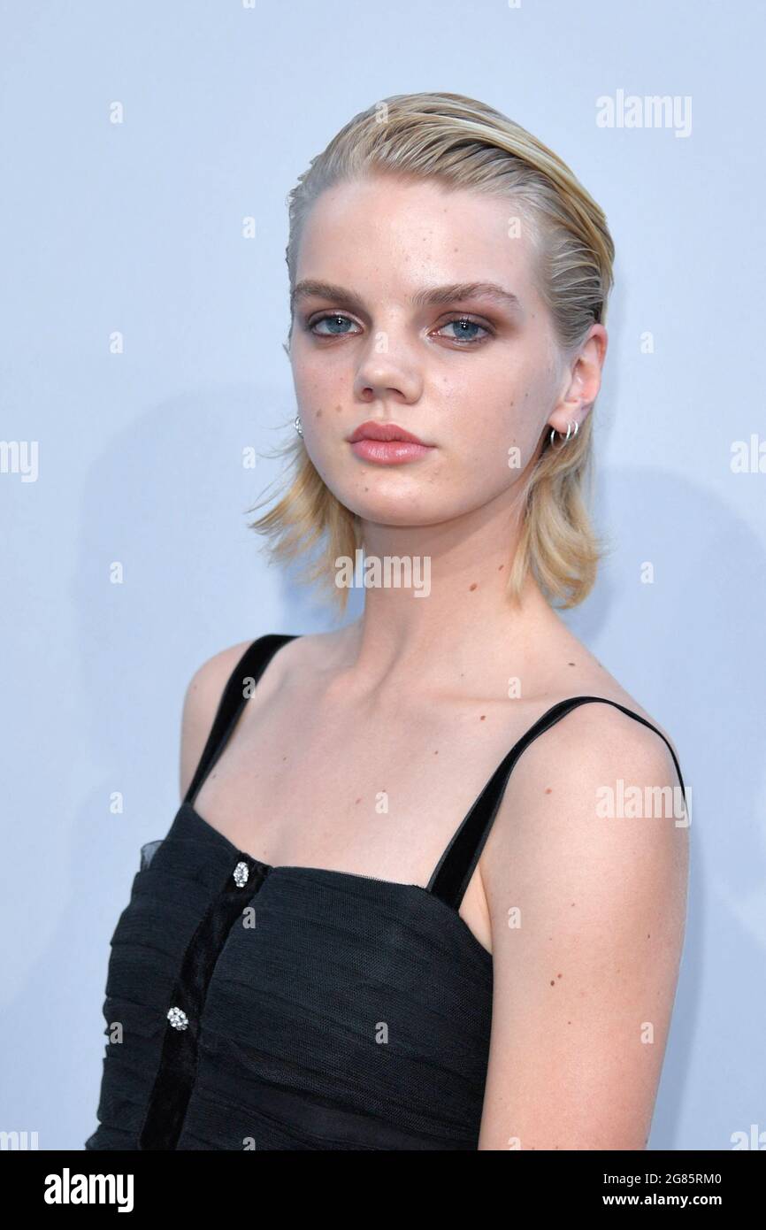 Cannes, France. 16th July, 2021. Evie Harris attending the Amfar Party ...