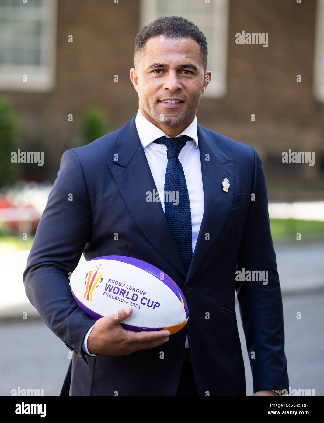 London, UK. 16th July, 2021. Jason Robinson, Former Rugby League and ...
