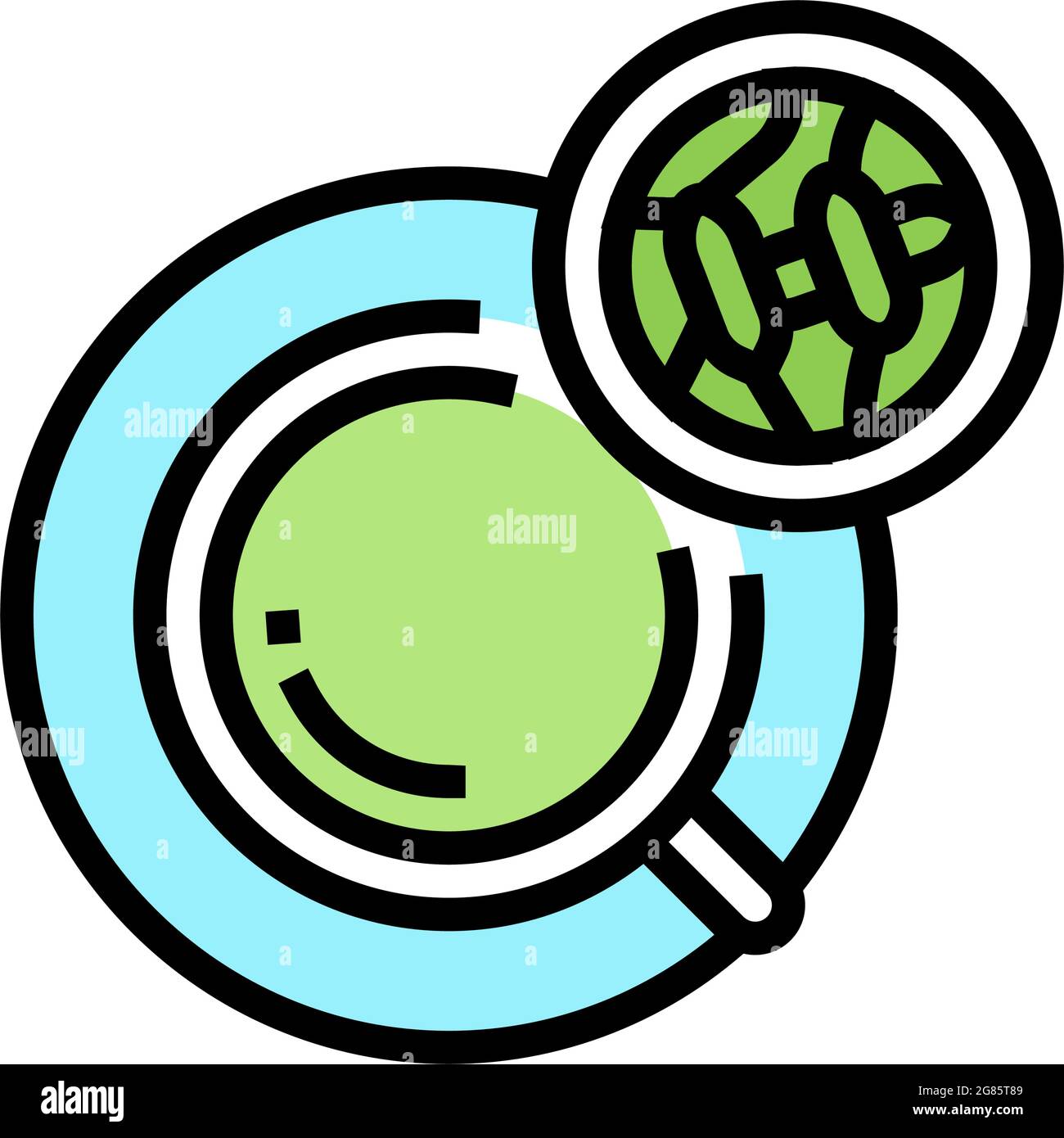 green tea color icon vector illustration Stock Vector Image & Art - Alamy