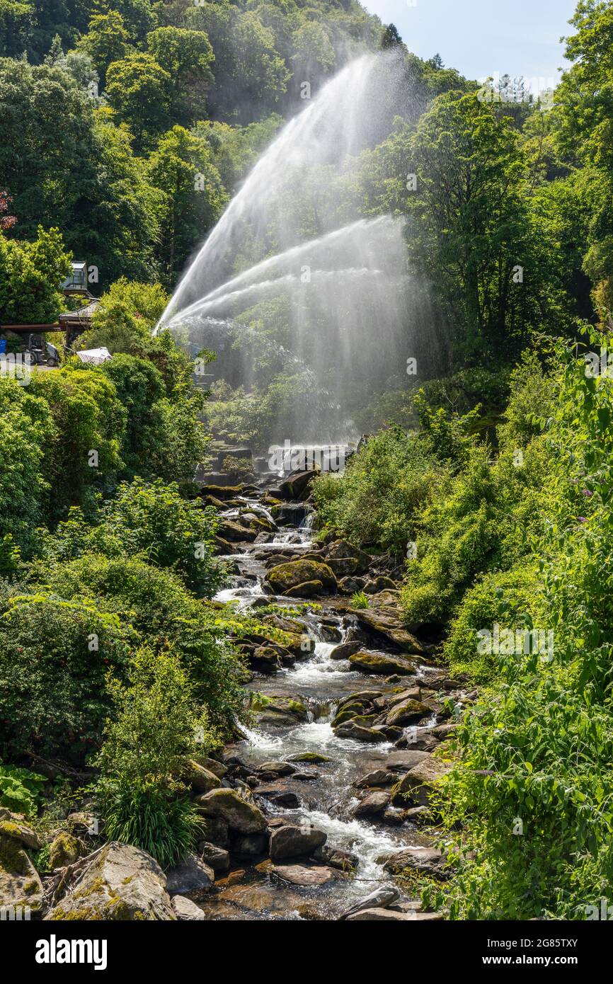 Glen lyn gorge, lynmouth hi-res stock photography and images - Alamy