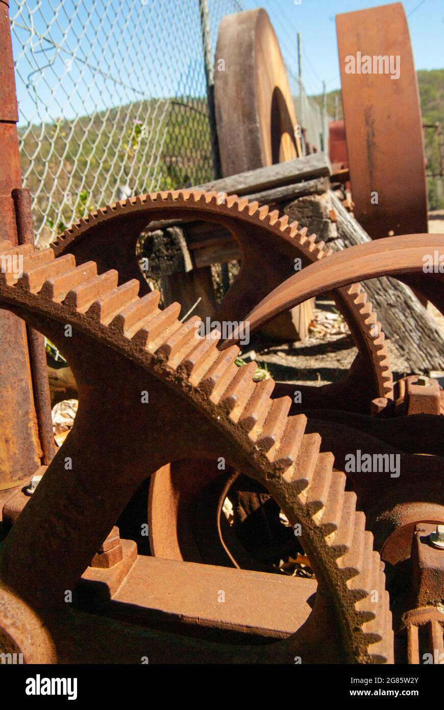 Old Machinery, Gears Stock Photo - Alamy