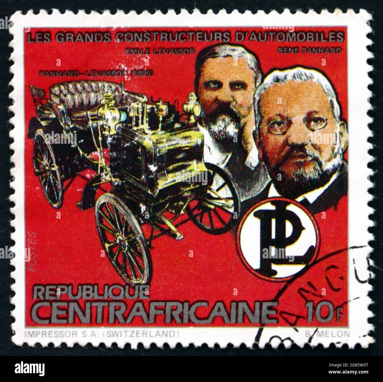 CENTRAL AFRICAN REPUBLIC - CIRCA 1983: a stamp printed in Central ...