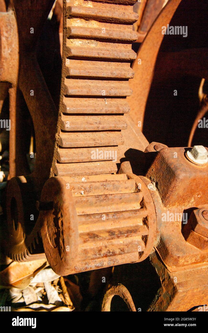 Old Machinery, Gears Stock Photo - Alamy