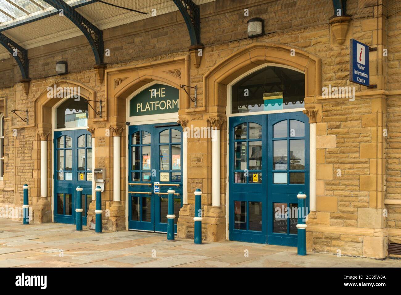 Morecambe Promenade Railway Station Stock Photo - Alamy