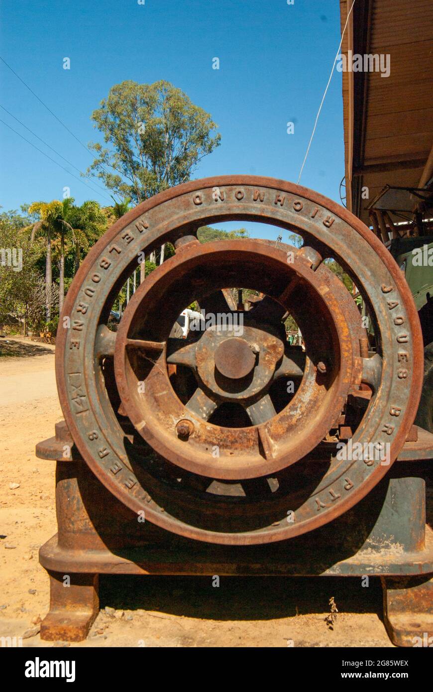 Old Machinery, Gears Stock Photo - Alamy