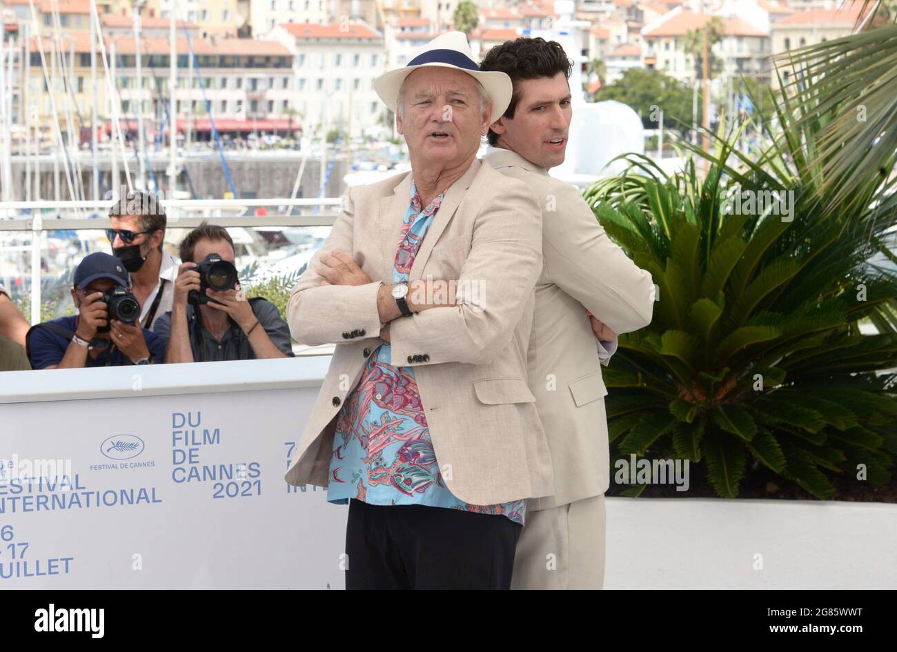 July 16, 2021, CANNES, France: Bill Murray and Director Andrew Muscato ...