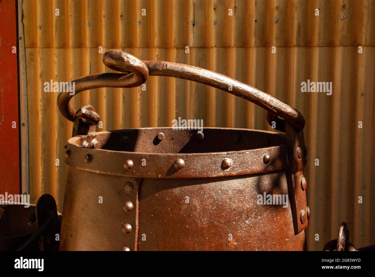 Ore Buckets, Irvinebank, Northern Australia Stock Photo - Alamy