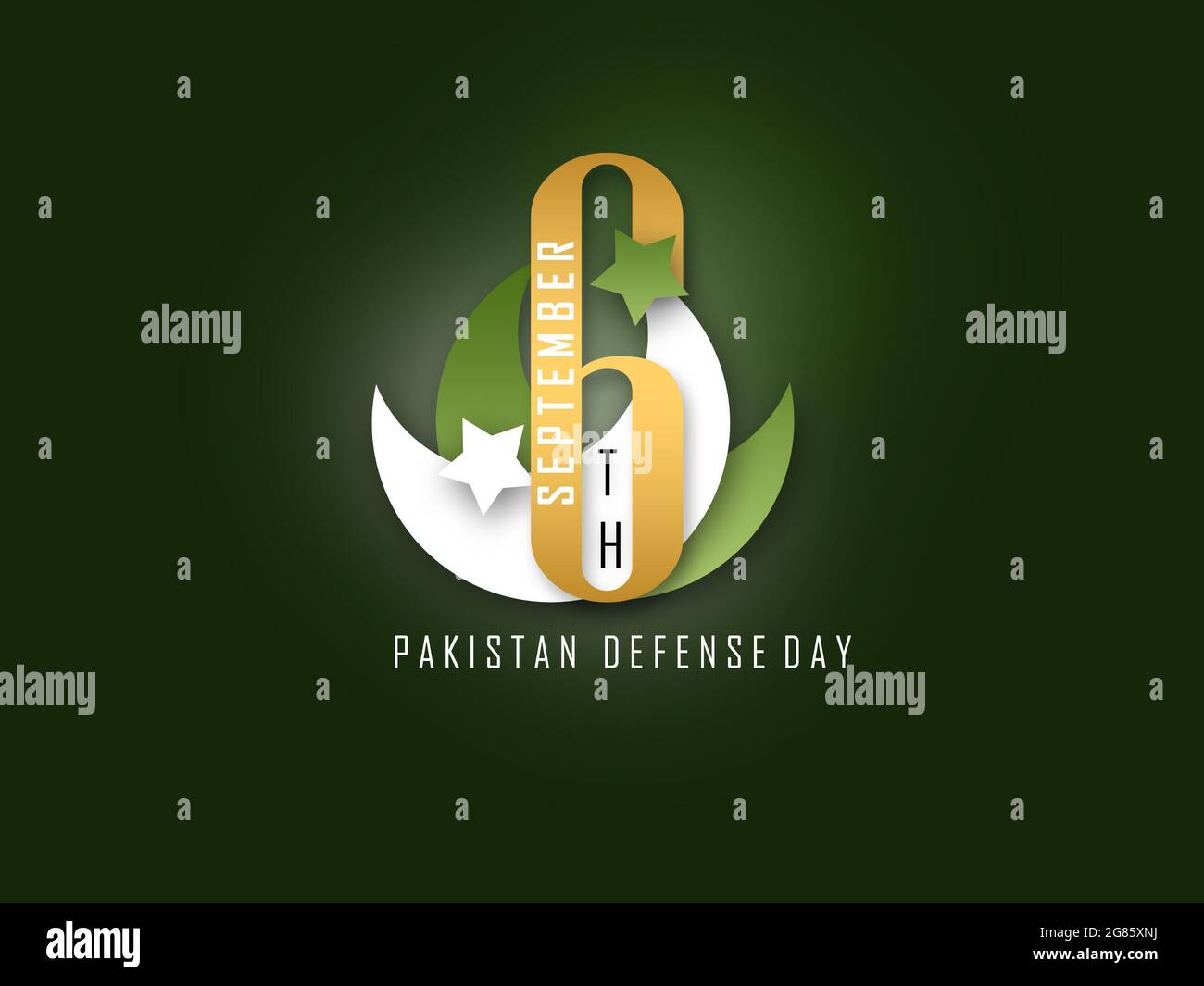 Pakistan Defense Day. 6th September National Day Of Pakistan Stock ...