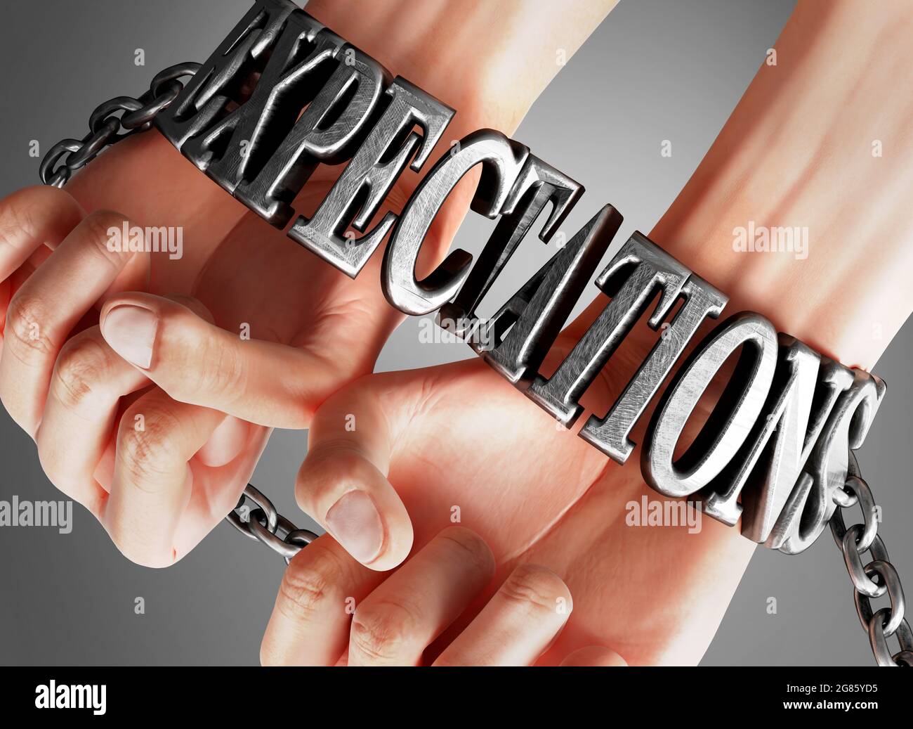 Expectations restricting life and freedom, bringing enslavement, pain ...