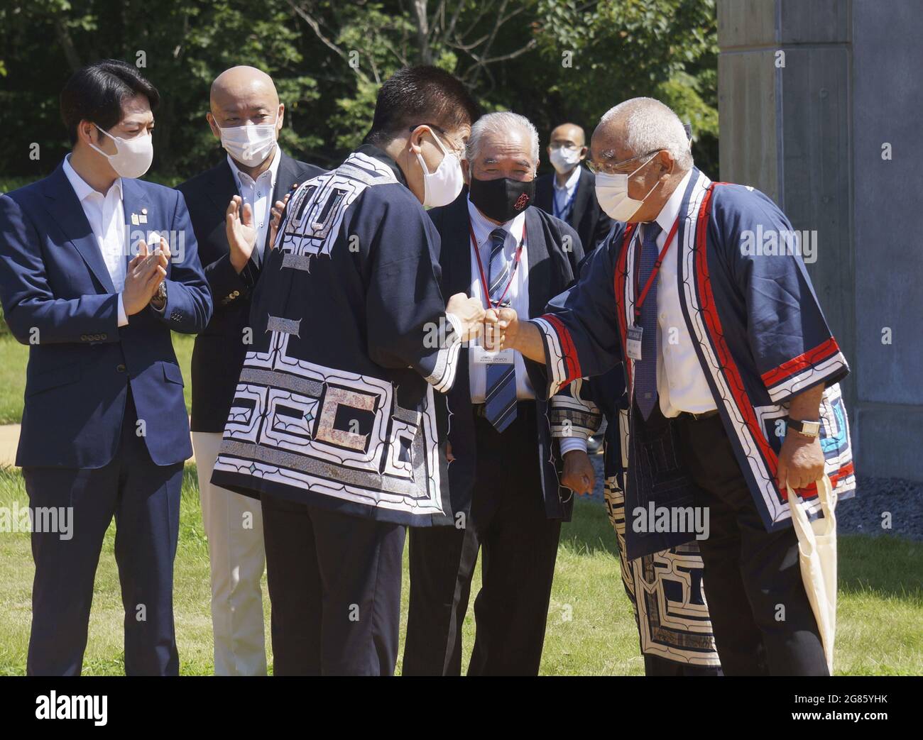 Hokkaido, Japan. 17th July, 2021. Japanese Chief Cabinet Secretary ...