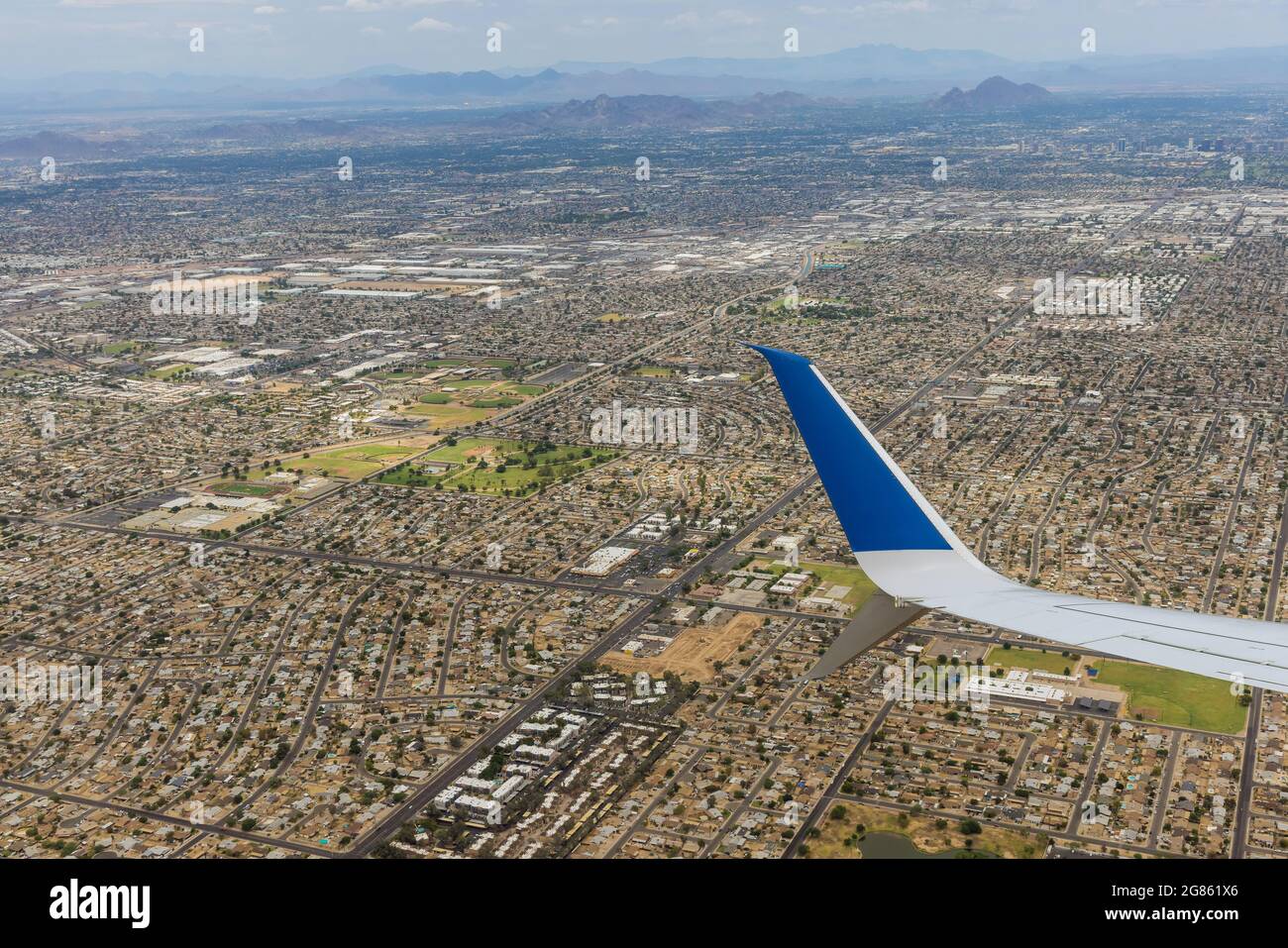 Phoenix area mountains aerial hi-res stock photography and images - Alamy