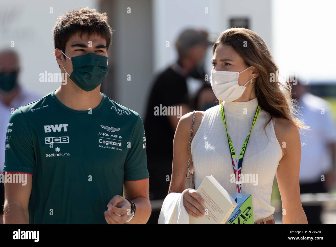 Silverstone, UK. 17th July, 2021. Lance Stroll (CDN) Aston Martin F1 ...