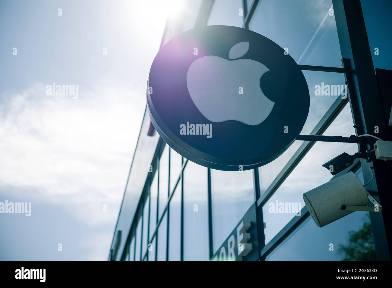 Apple computer logo 1976 hi-res stock photography and images - Alamy