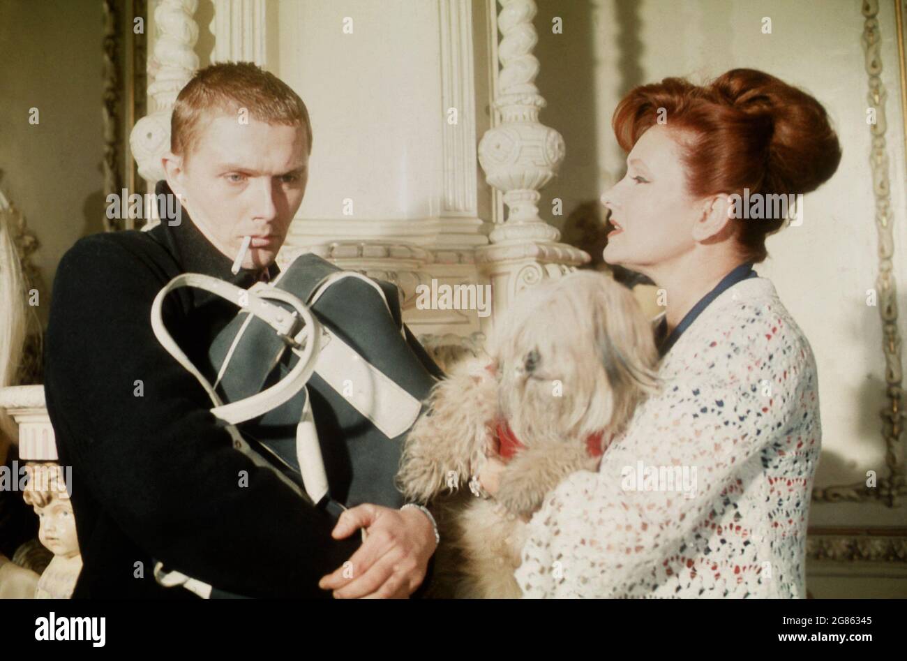The Romanian actors Stela Popescu & Gabriel Oseciuc in the movie "Ana ...
