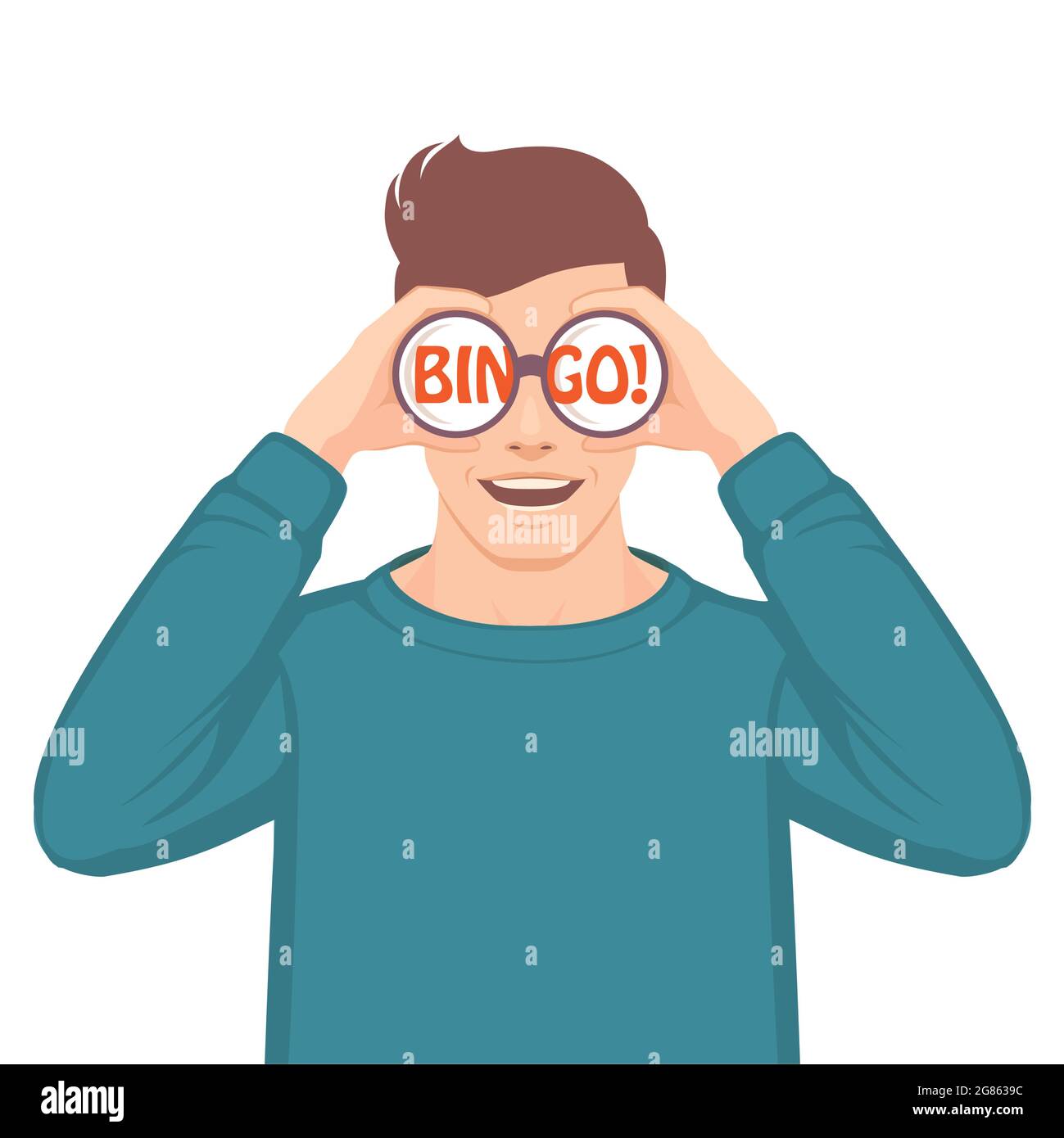 Man With Binoculars Icon