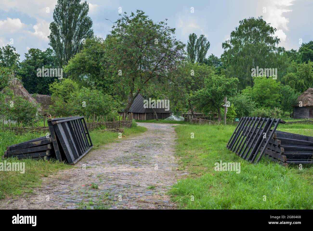 Rural area during construction works Stock Photo - Alamy
