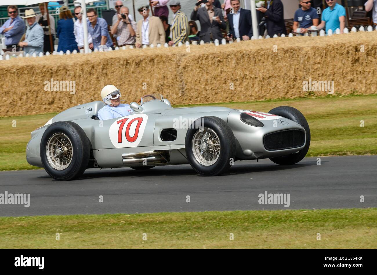 Mercedes-Benz W196 Formula One racing car produced for the 1954 and ...