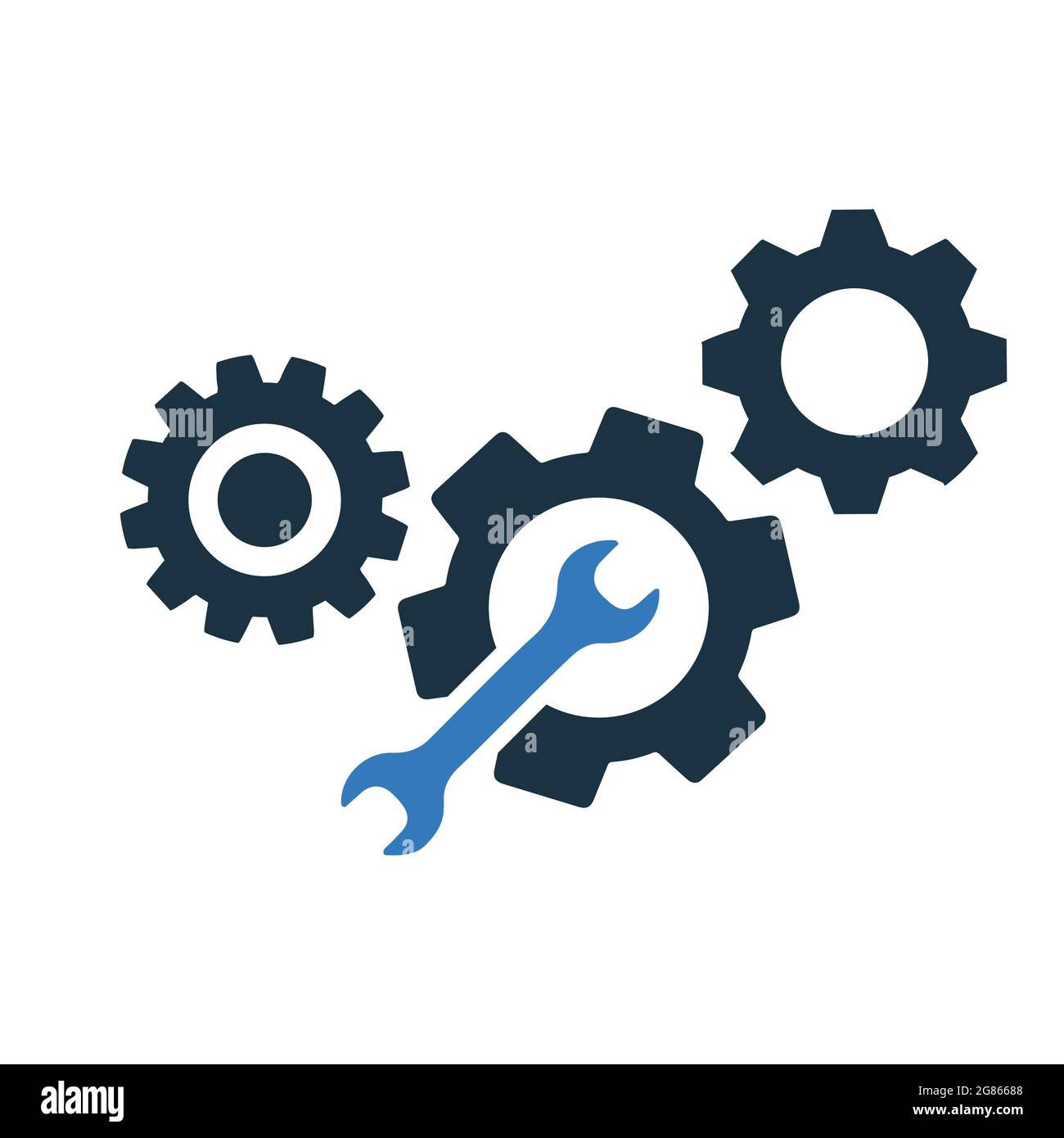 Gear settings setup icon hi-res stock photography and images - Alamy