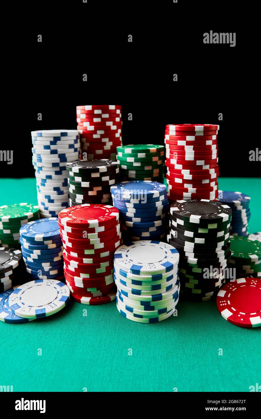 Gamble chip stack hi-res stock photography and images - Alamy