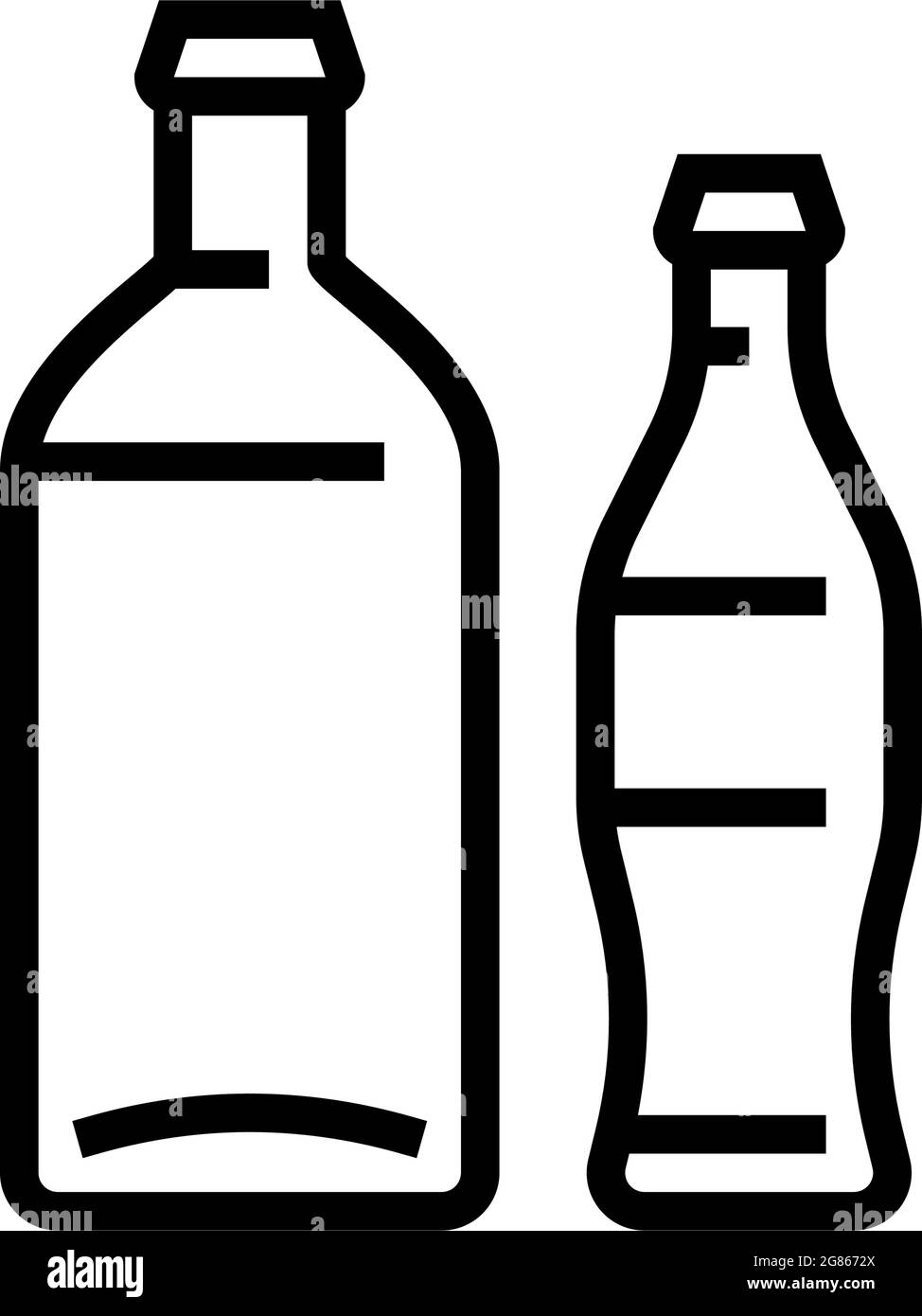 bottle glass production line icon vector illustration Stock Vector ...