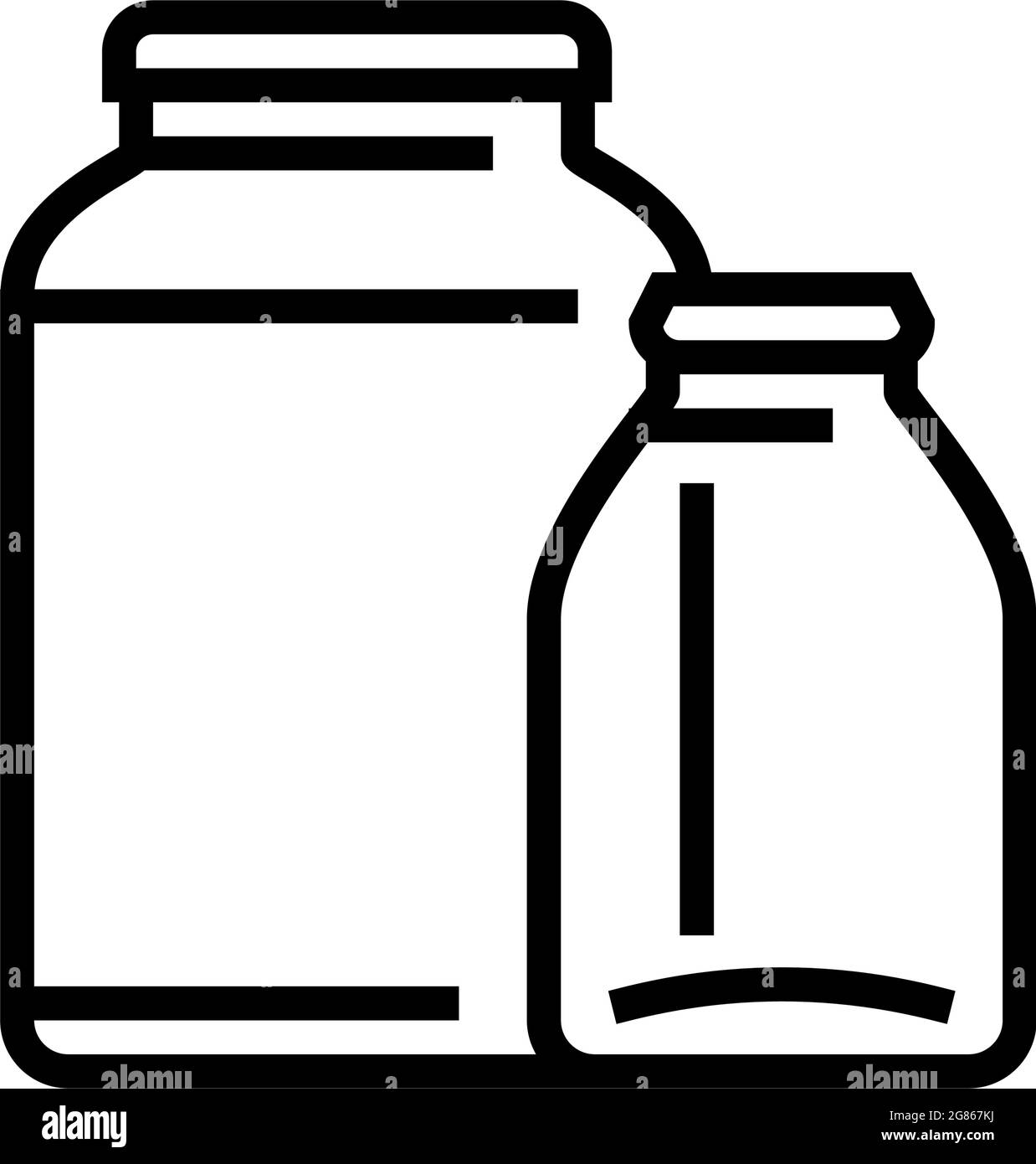 jar glass production line icon vector illustration Stock Vector Image ...