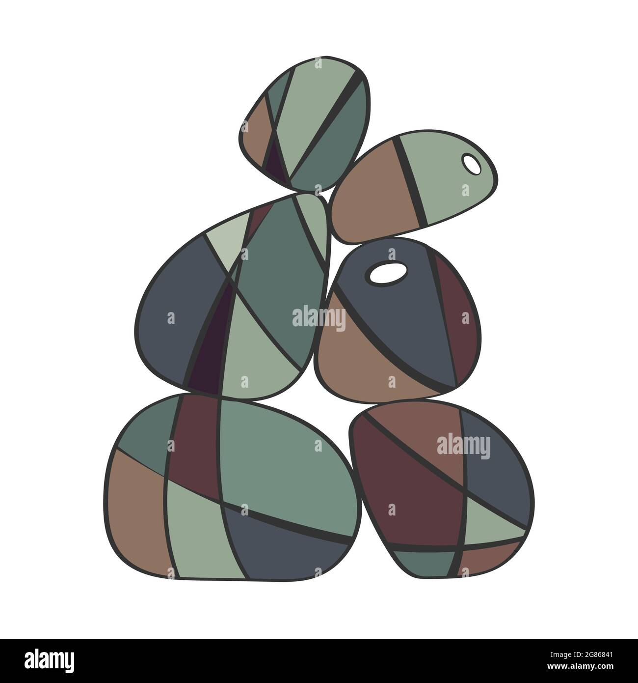 Stones contour spa salon relax meditation yoga balance zen state ...