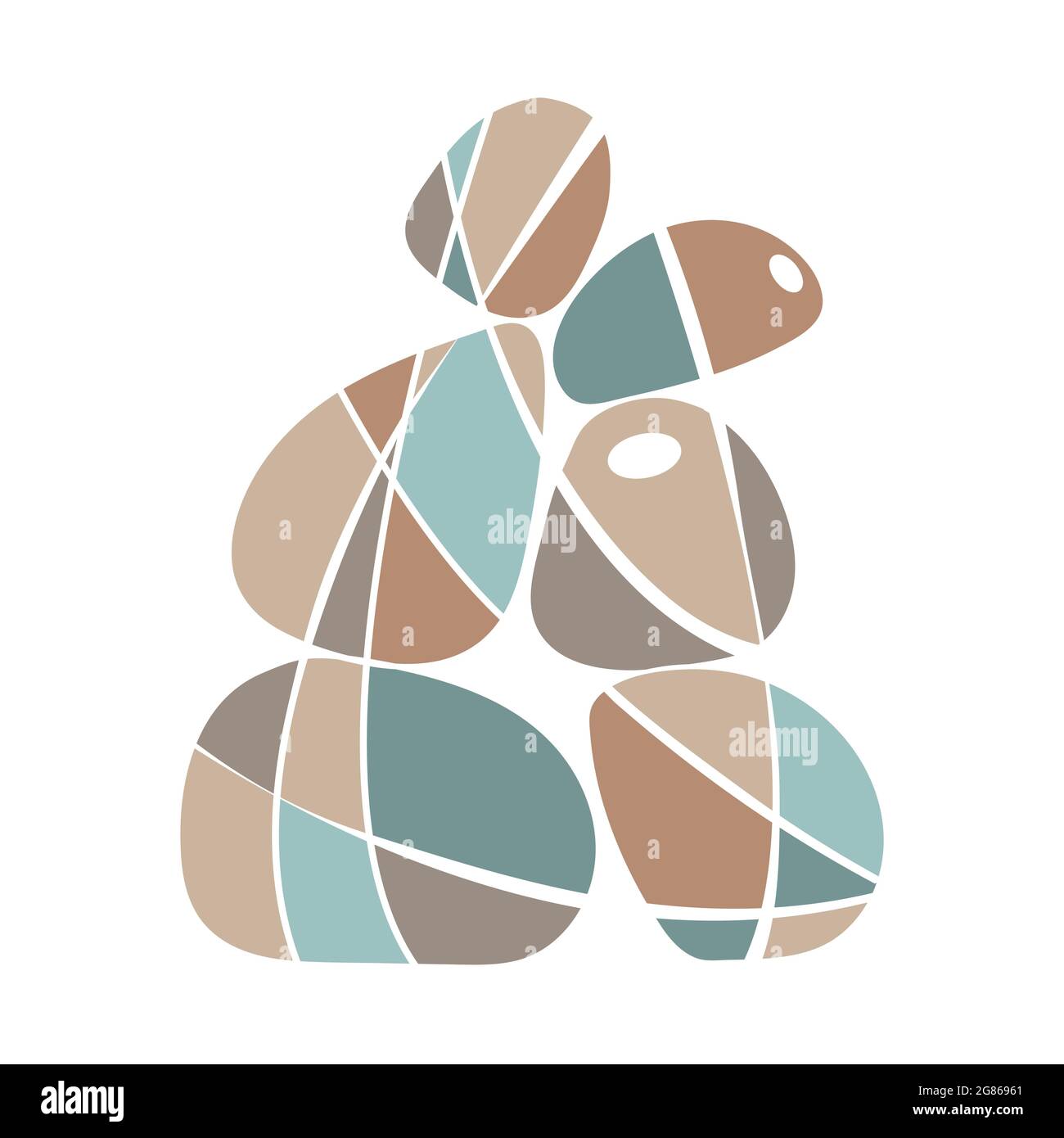 Stones contour spa salon relax meditation yoga balance zen state ...