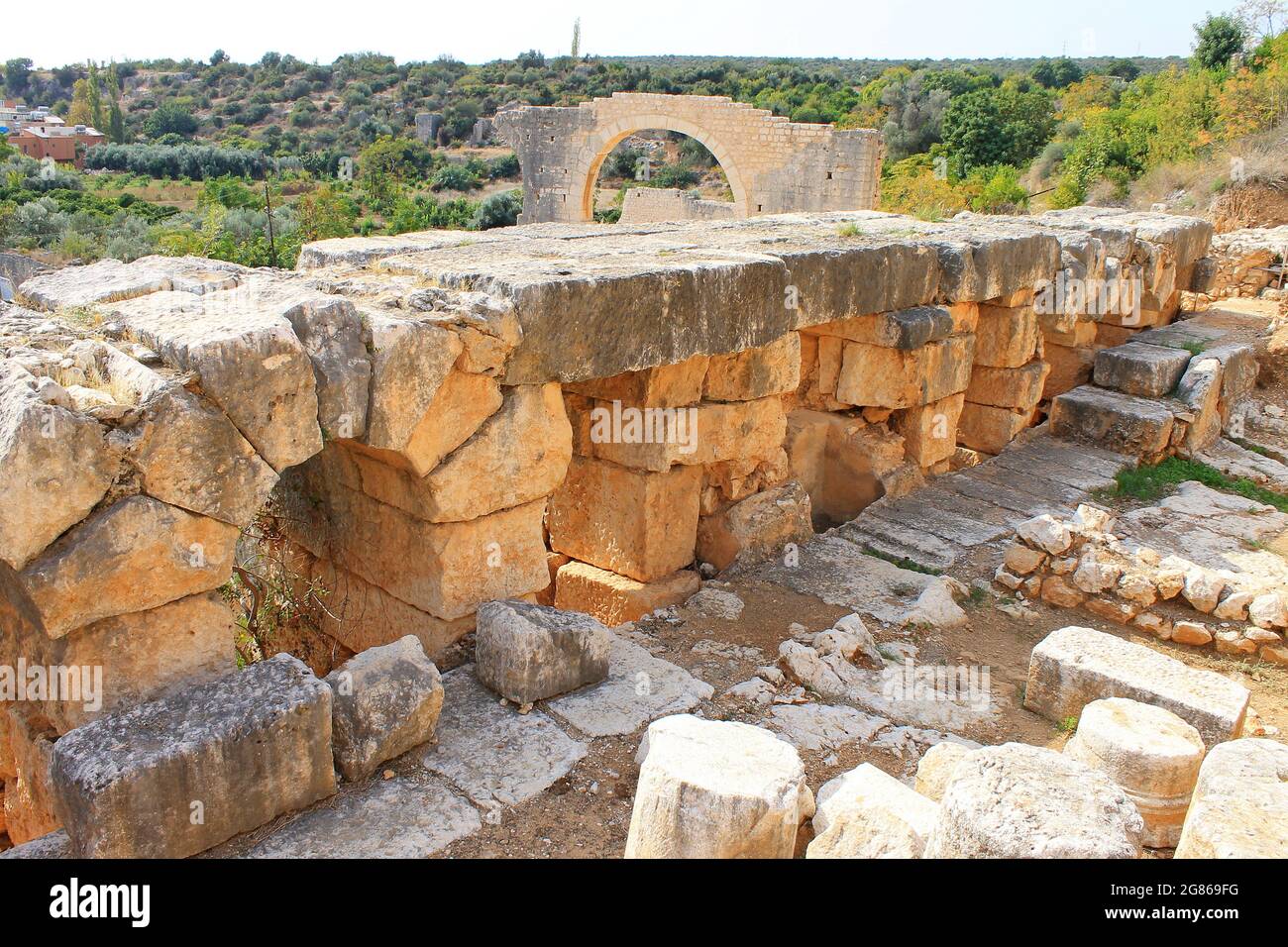 Elaiussa Sebaste or Elaeousa Sebaste ancient Roman city of the 2nd ...