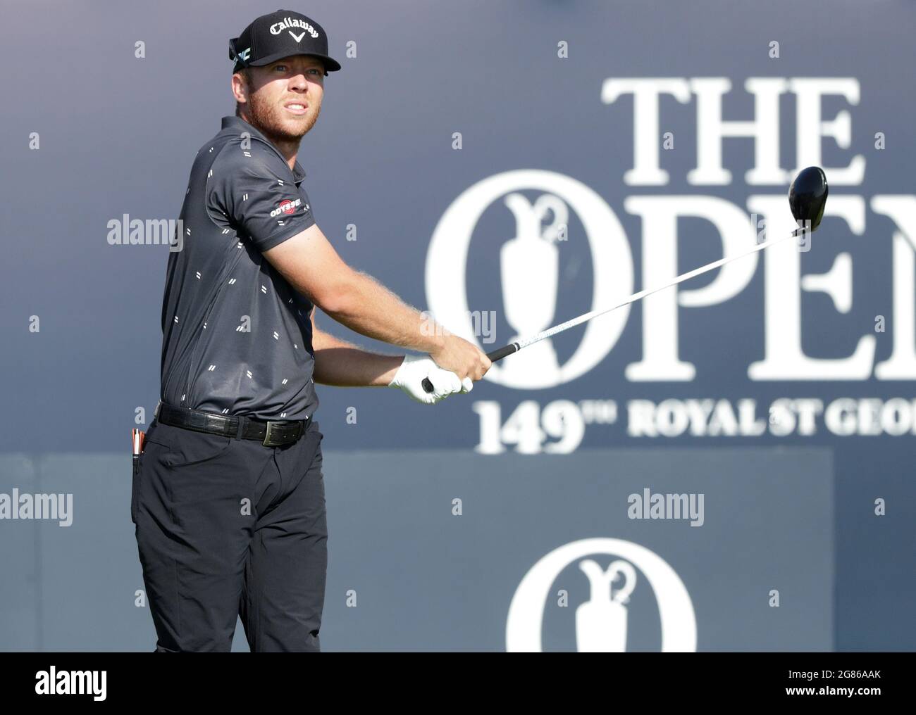 Kent, UK. 15th July, 2021. 15th July 2021; Royal St Georges Golf Club ...