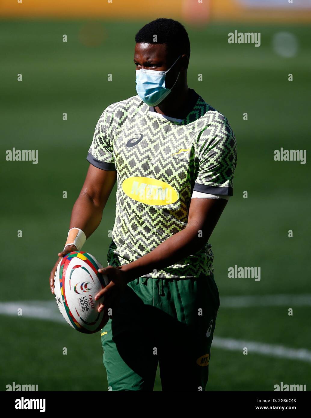 Aphelele Fassi of South Africa during the Castle Lager Lions Series ...
