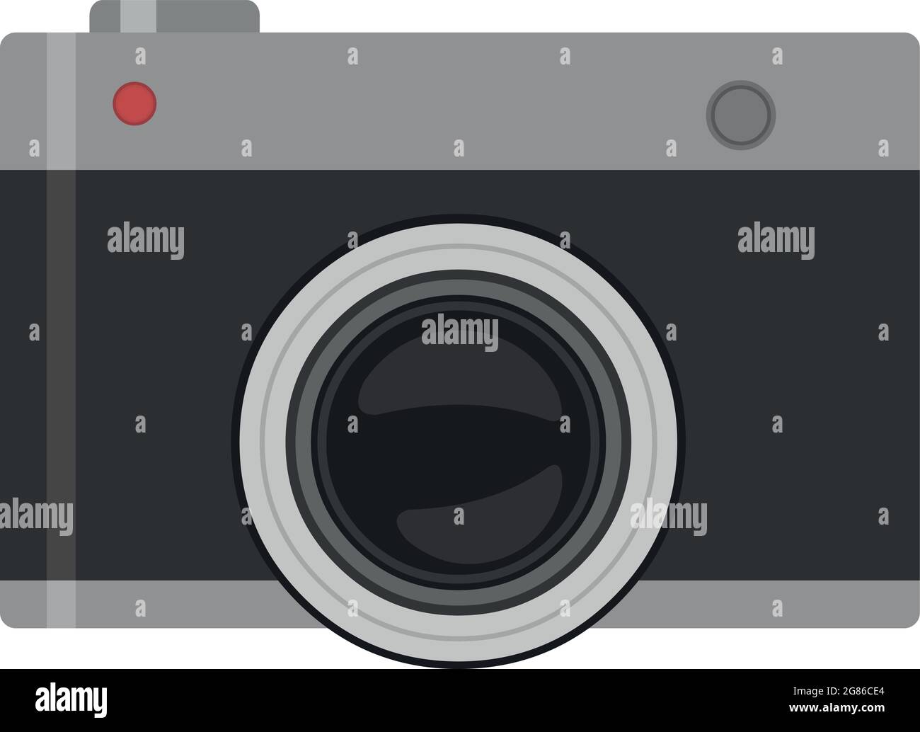 Vector illustration of emoticon of a photo camera Stock Vector Image ...
