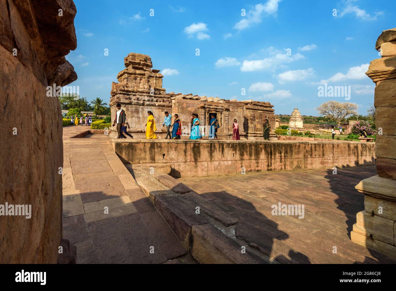Aihole, Karnataka - January 8, 2020 : Hindu god Temple at Aihole. One ...