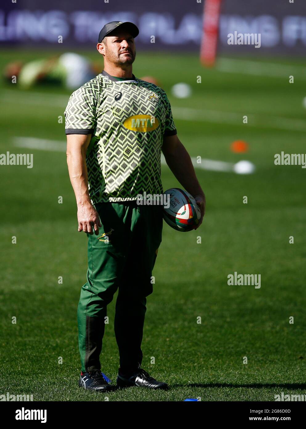 Daan Human (Scrum consultant) of South Africa during the Castle Lager ...