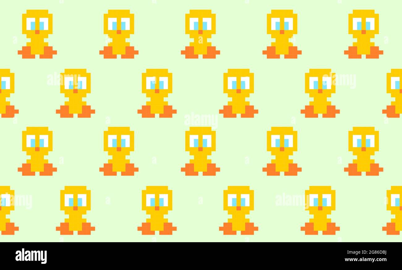 Duck pixel art hi-res stock photography and images - Alamy