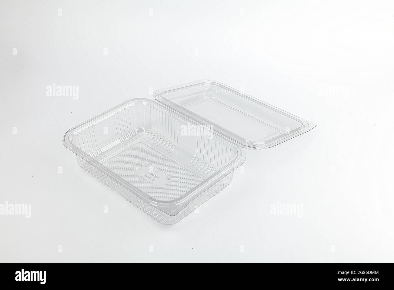 plastic transparent container for food, isolated Stock Photo - Alamy