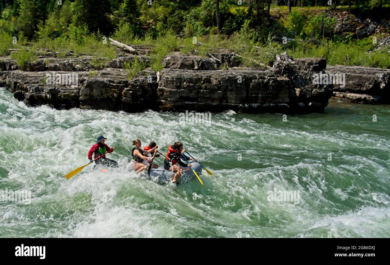 White water rafting Stock Photo - Alamy