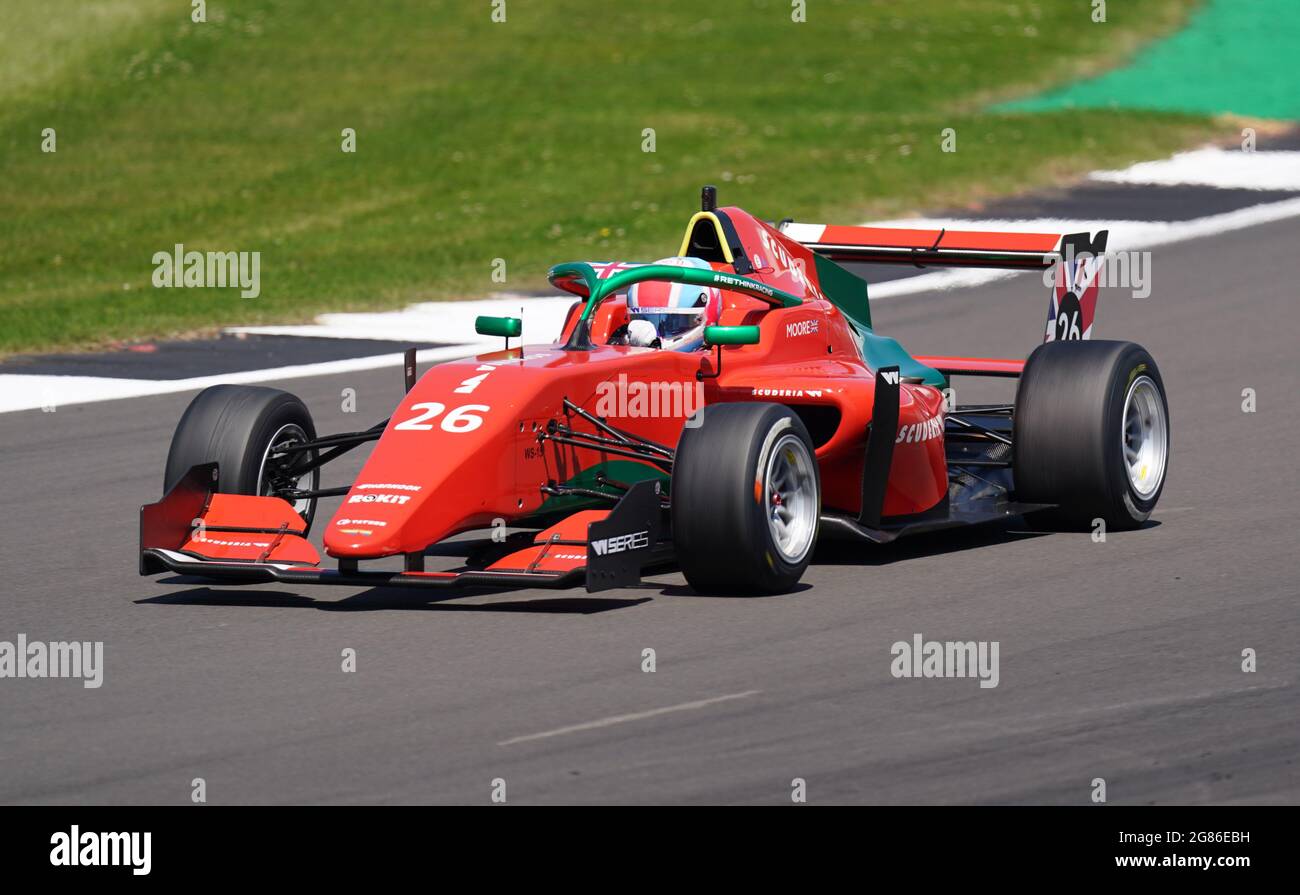 Scuderia W's Sarah Moore during the W Series British GP at Silverstone ...