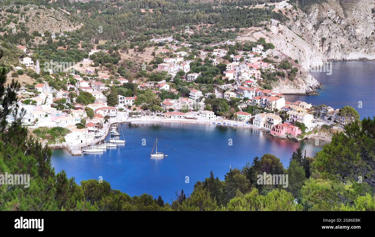 The traditional architecture, the peaceful landscape and the pebbled ...