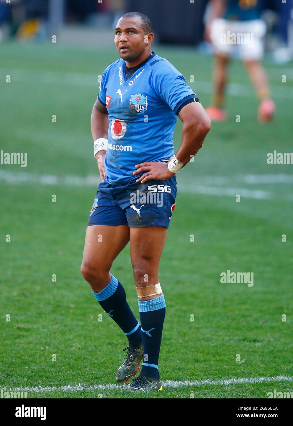 Cornal Hendricks of the Vodacom Bulls during the Castle Lager Lions ...