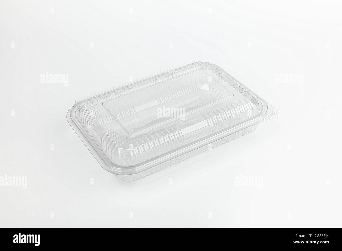 plastic transparent container for food, isolated Stock Photo - Alamy